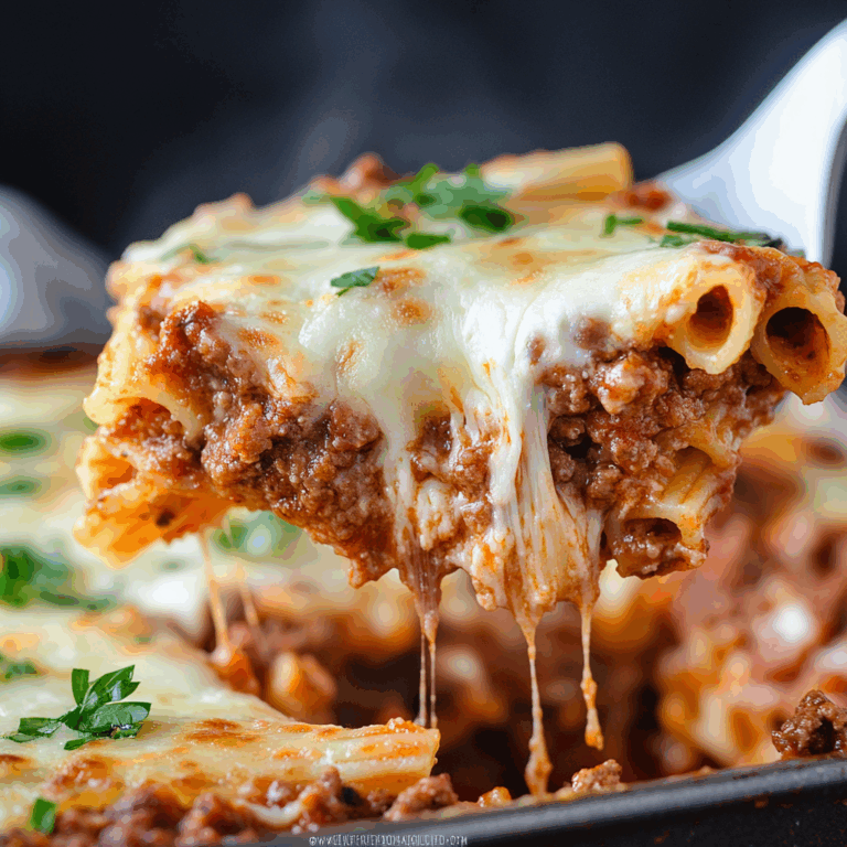 Baked Ziti with Ground Beef and Ricotta Recipe - ZYVINA