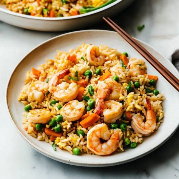 Easy shrimp fried rice - ZYVINA